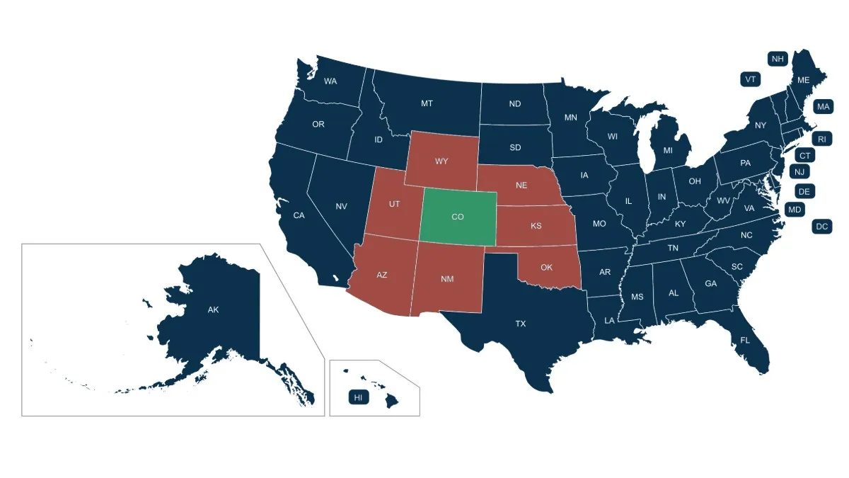 Colorado Borders: What States Border Colorado?