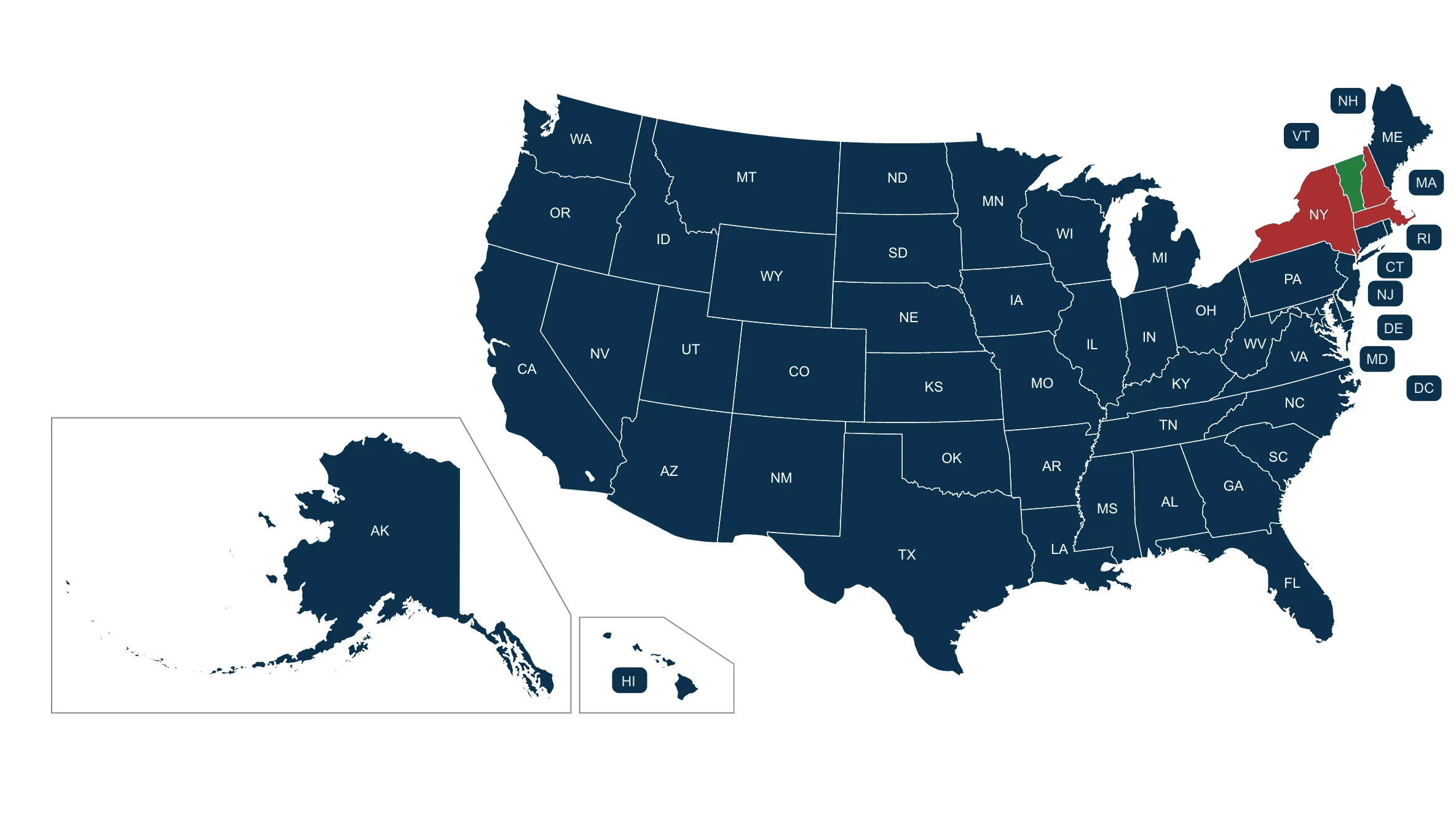 Vermont Borders: What States, Canada & Lake Border Vermont?