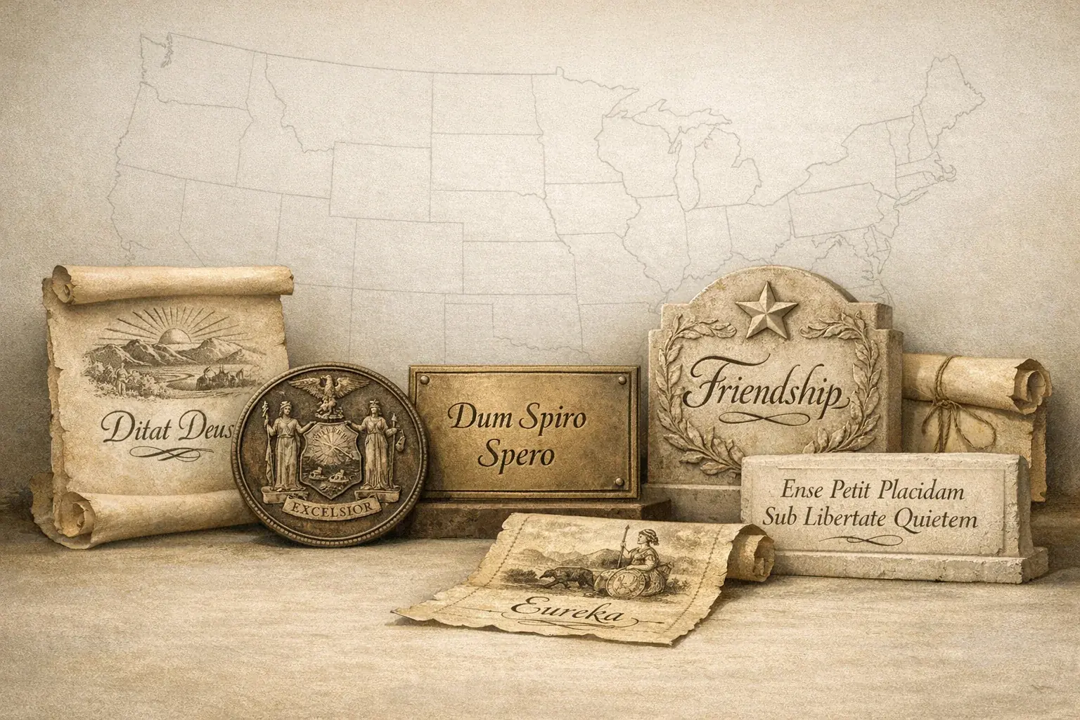 State Mottos of All 50 U.S. States — Meanings, Translations & Adoption ...